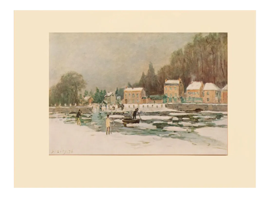 1940s After Alfred Sisley "Marly, the Lock", First Edition Parisian ...