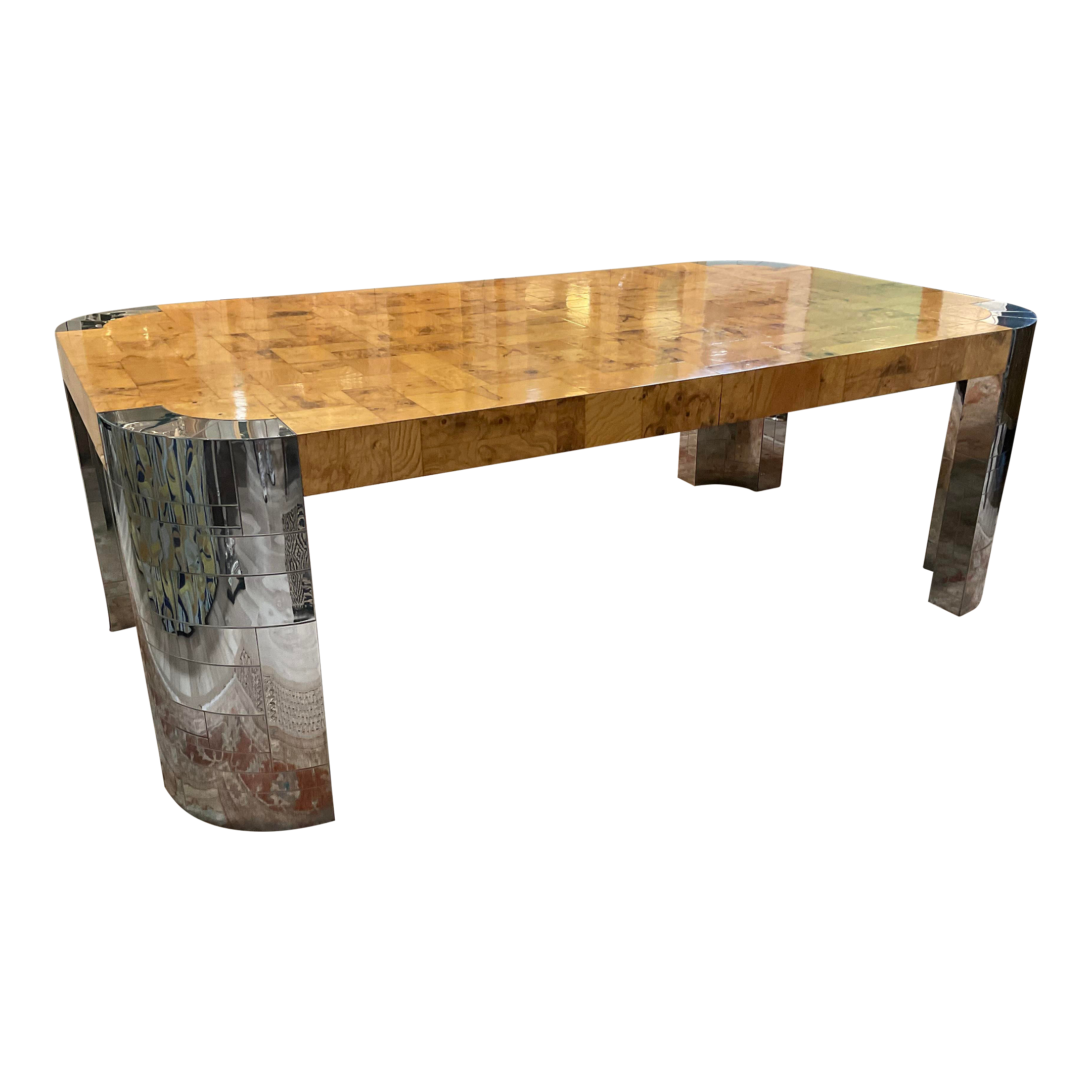1970s Paul Evans Iconic Cityscape Dining Table, Signed | Chairish