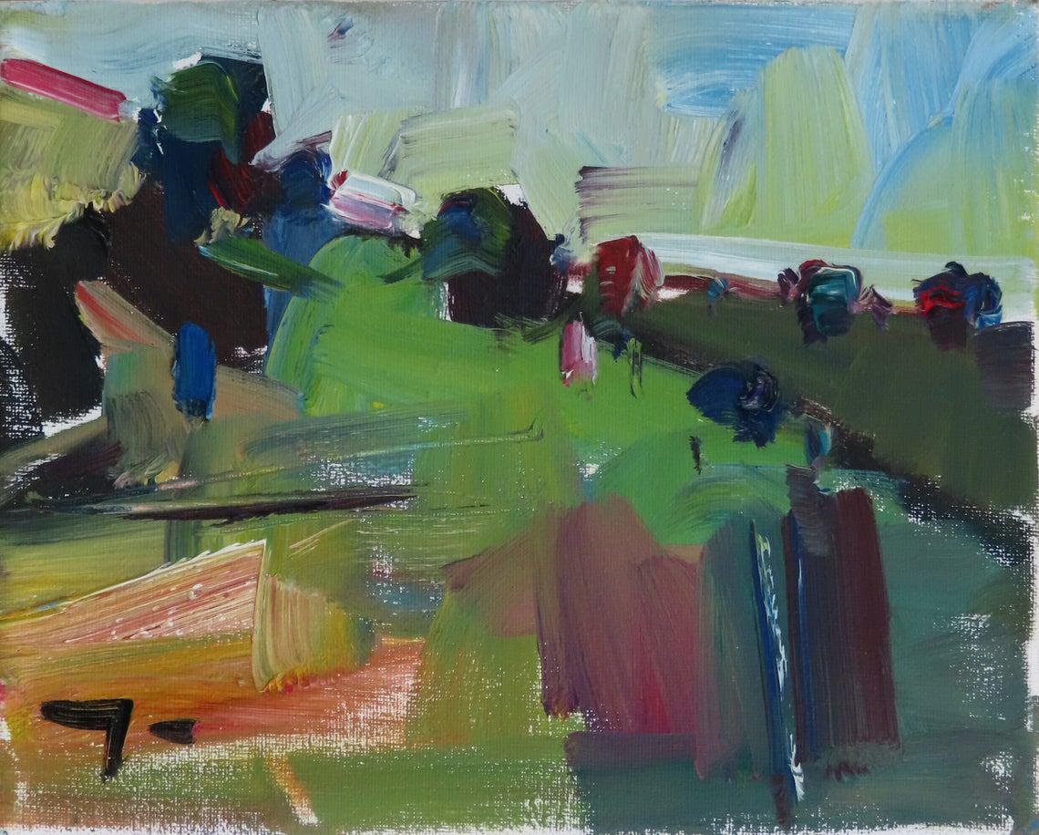 Contemporary Expressionist Style Landscape Oil Painting by Jose ...