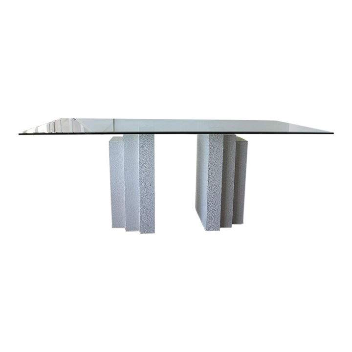 1980s Vintage Postmodern Dining Table | Chairish