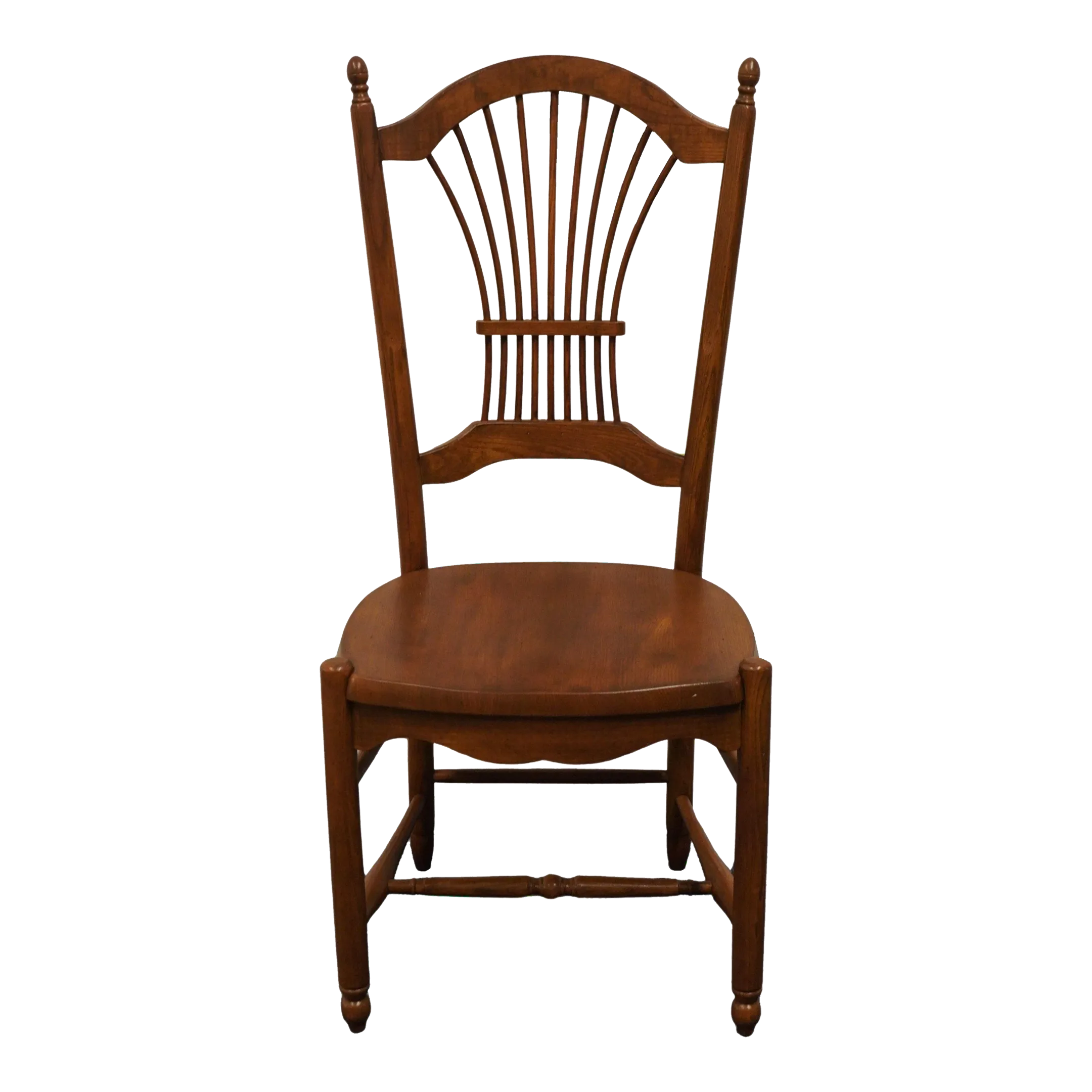 Jamco Wood Solid Hard Rock Maple Rustic Country Style Wheat Back Dining ...