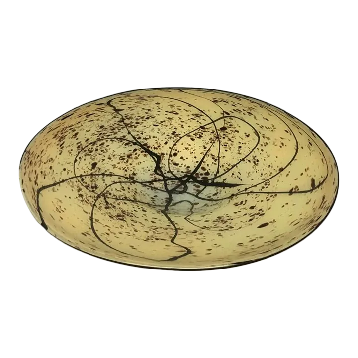 Early 21st Century R. Pele Ricardas Peleckas Signed Art Glass Bowl ...