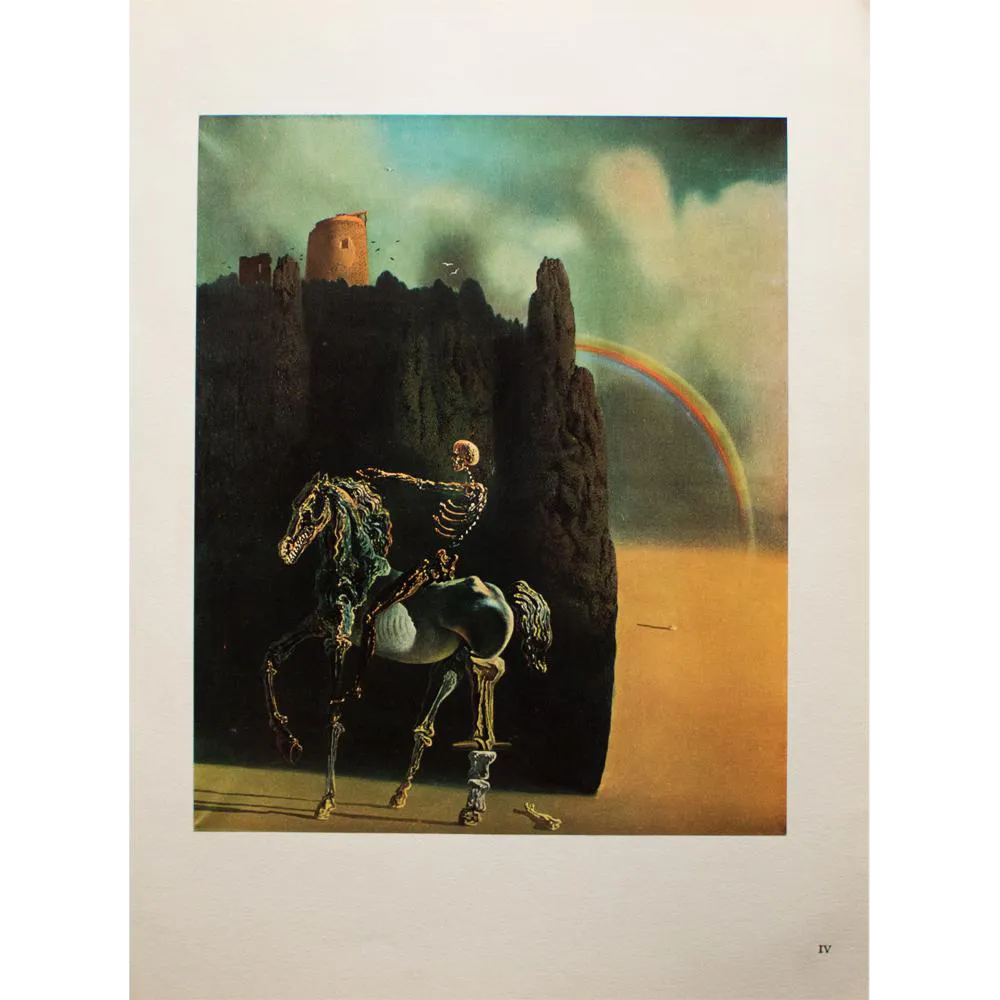 1957 After Salvador Dali, "The Knight of Death" First Edition Period ...