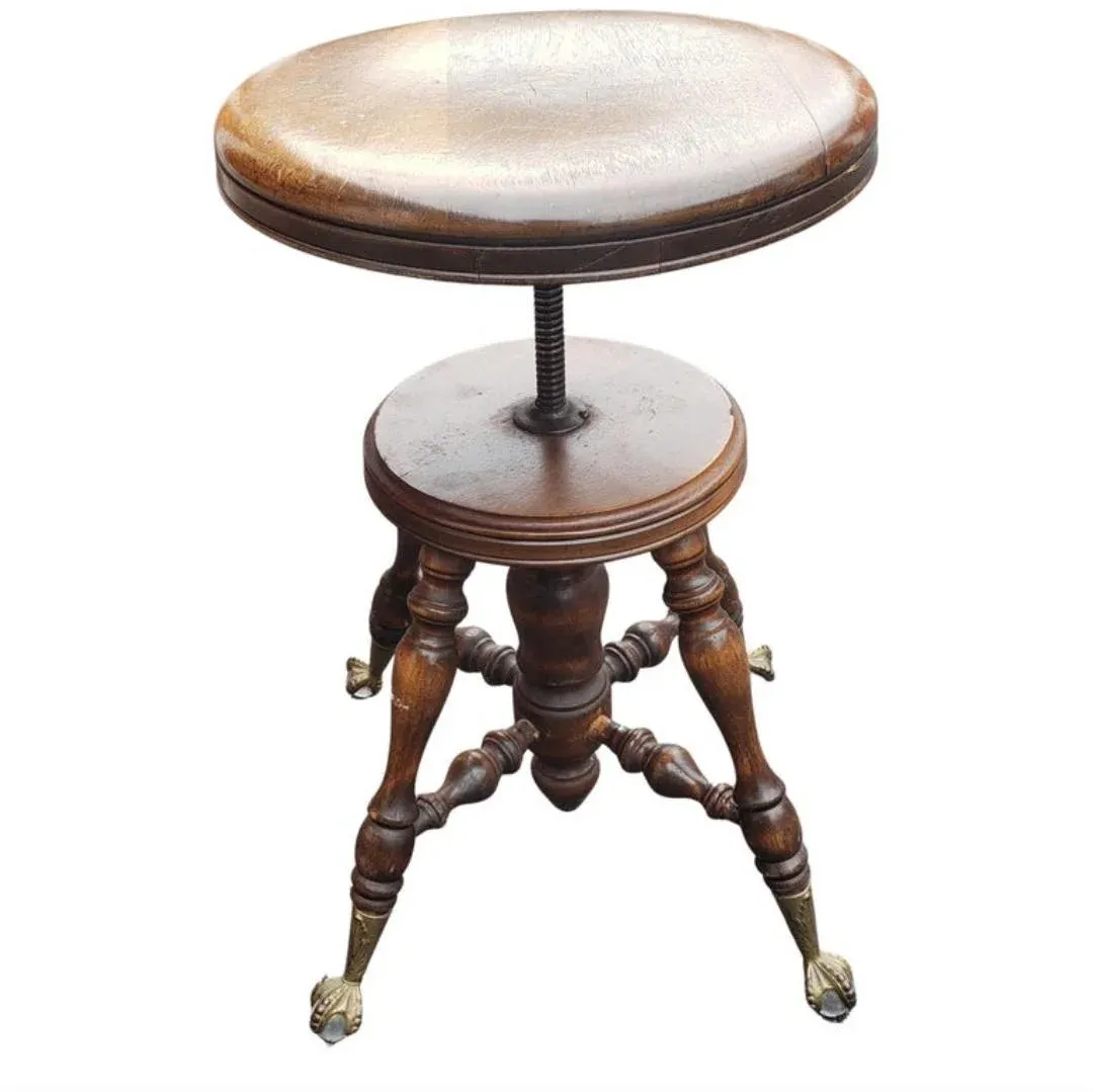 Victorian piano stool store