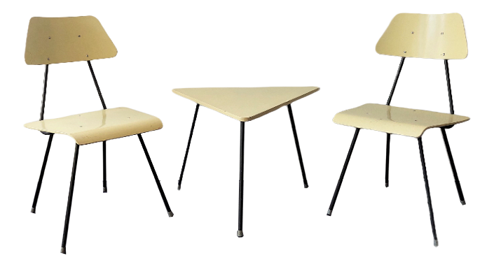 Room 56 Chairs and Side Table by Rob Parry for Dico, the Netherlands ...