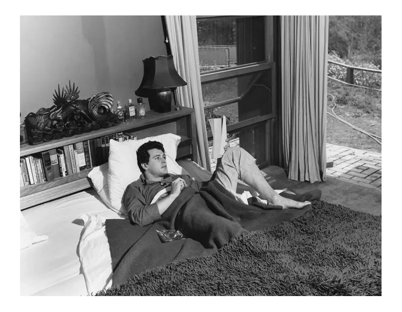 Rock Hudson at His North Hollywood Home 1952 (Photo by Sid Avery ...