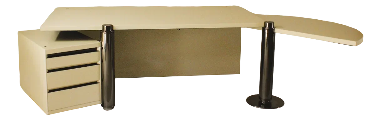 Large Ceo Executive Desk by Ferdinand Porsche for Castelli | Chairish