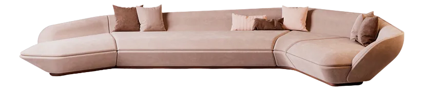 Antelope Canyon Corner Sofa by Alma De Luce | Chairish