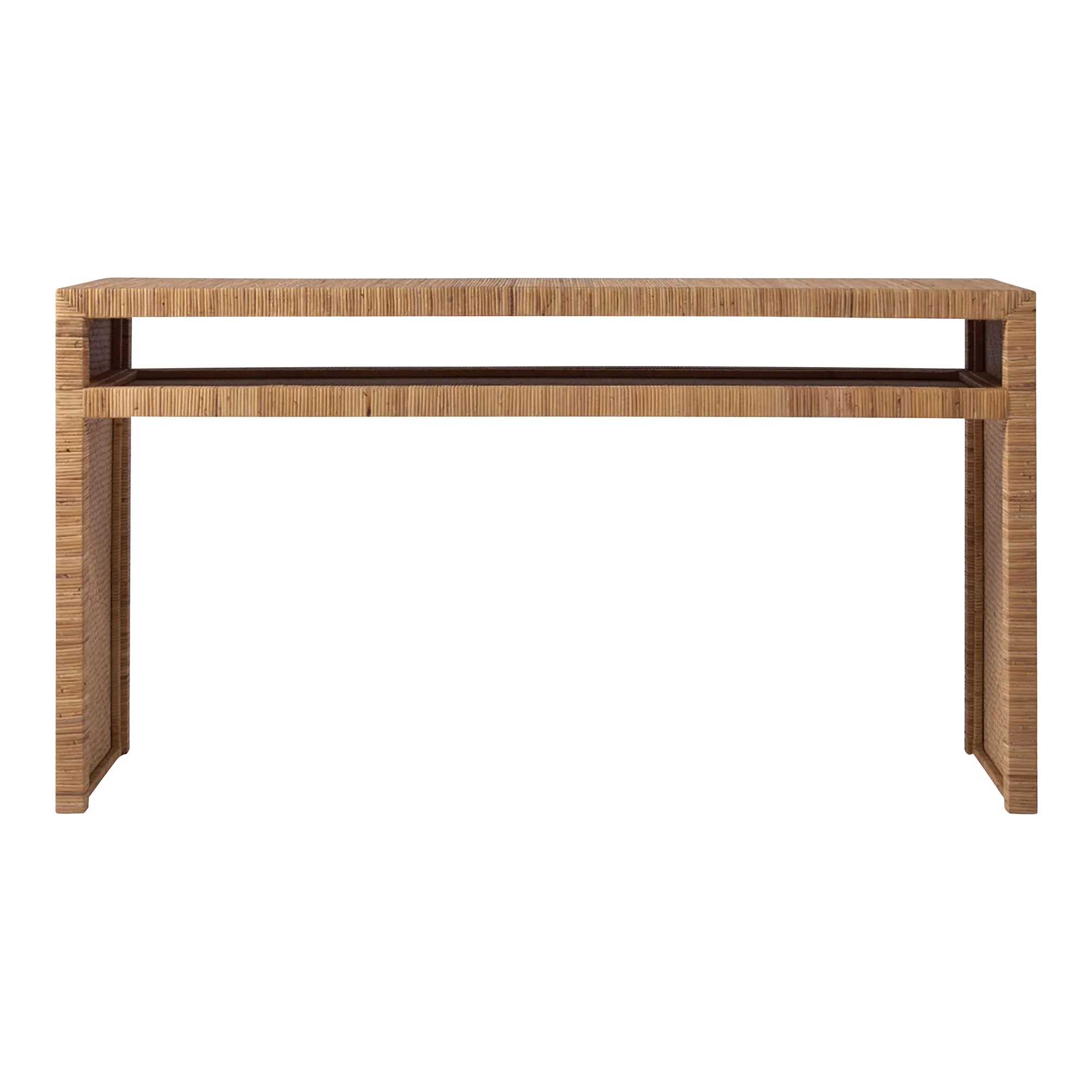 Shoreline Long Key Console Table, Beige | Chairish