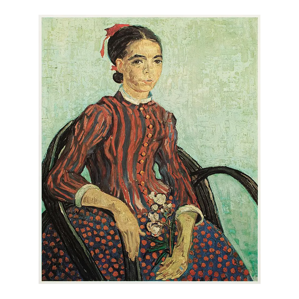1977 After Vincent Van Gogh "La Mousme", Large Full-Color Print | Chairish