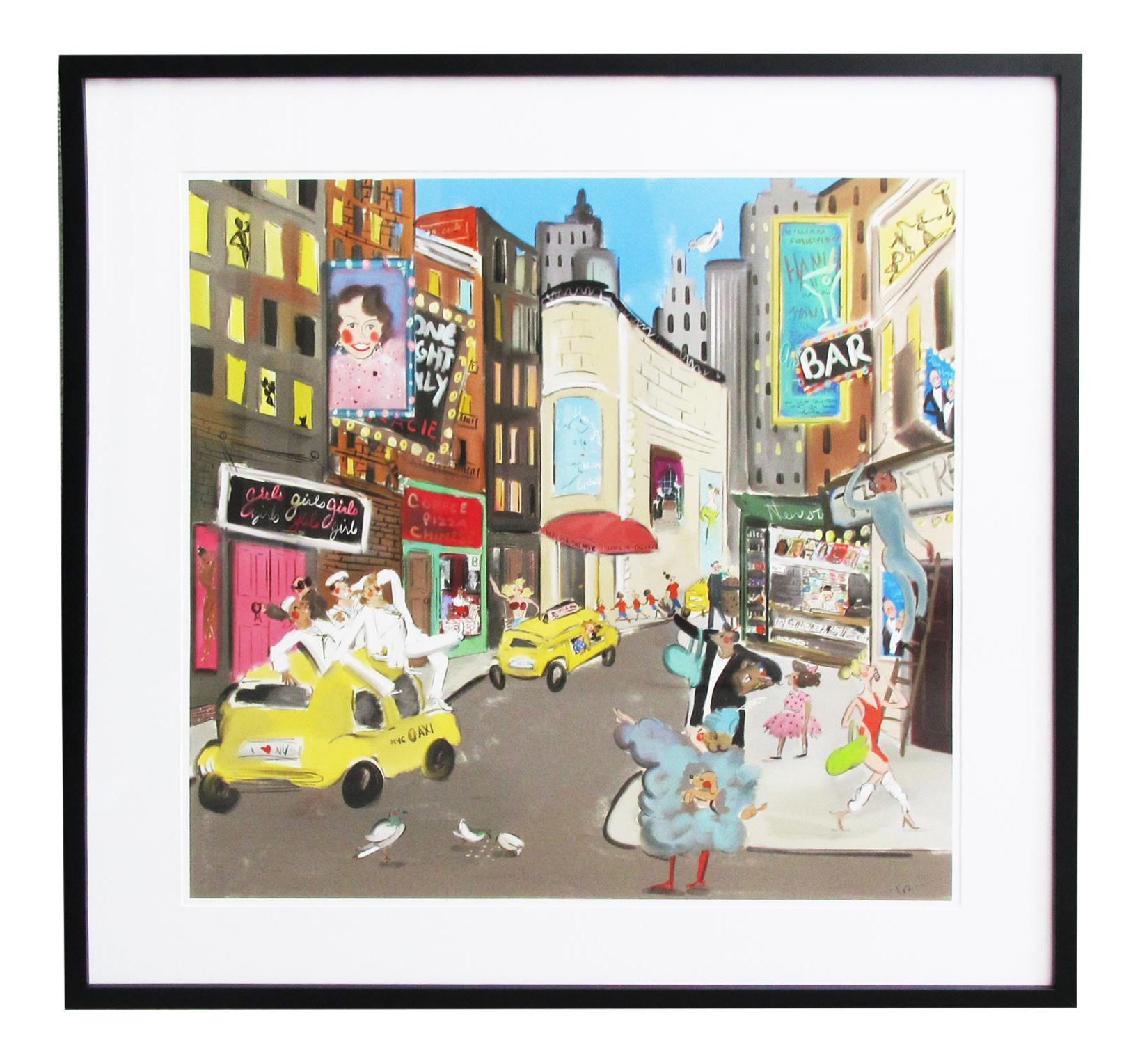 Tug Rice Cities Collection: New York Drawing | Chairish