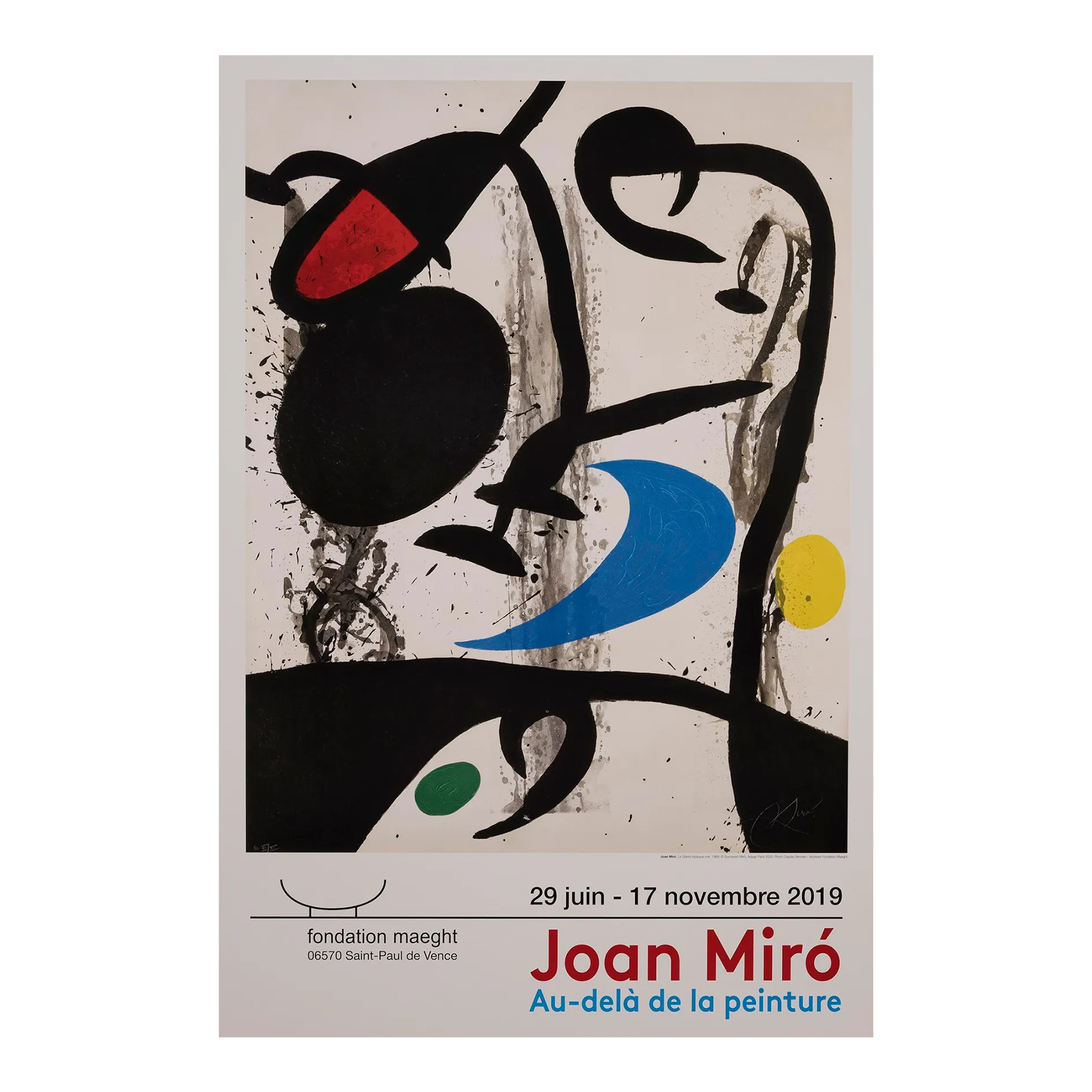 "Joan Miro - Au-Dela De La Peinture" Original Galerie Maeght Exhibition ...