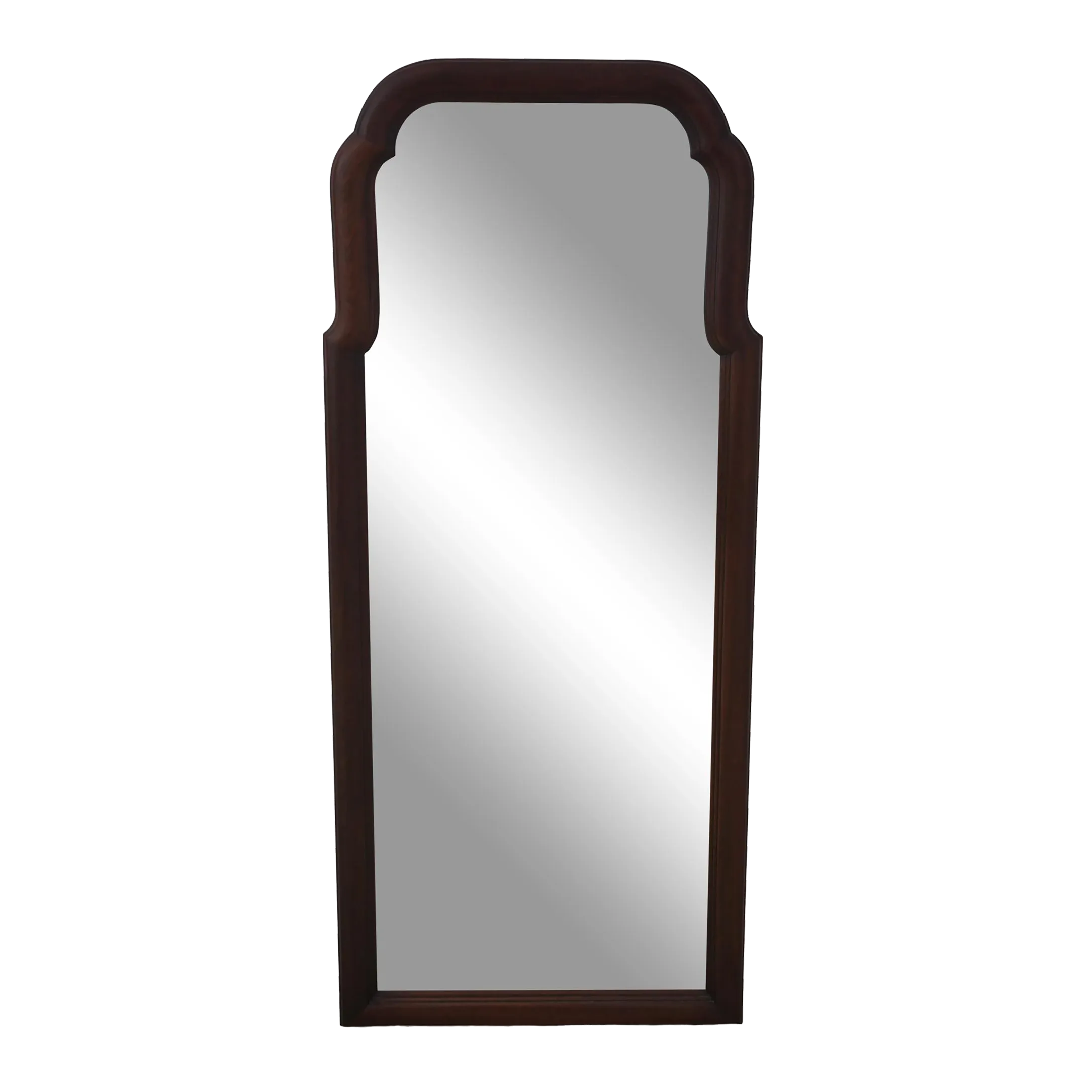Henkel Harris Tombstone Mahogany Tall Mirror | Chairish
