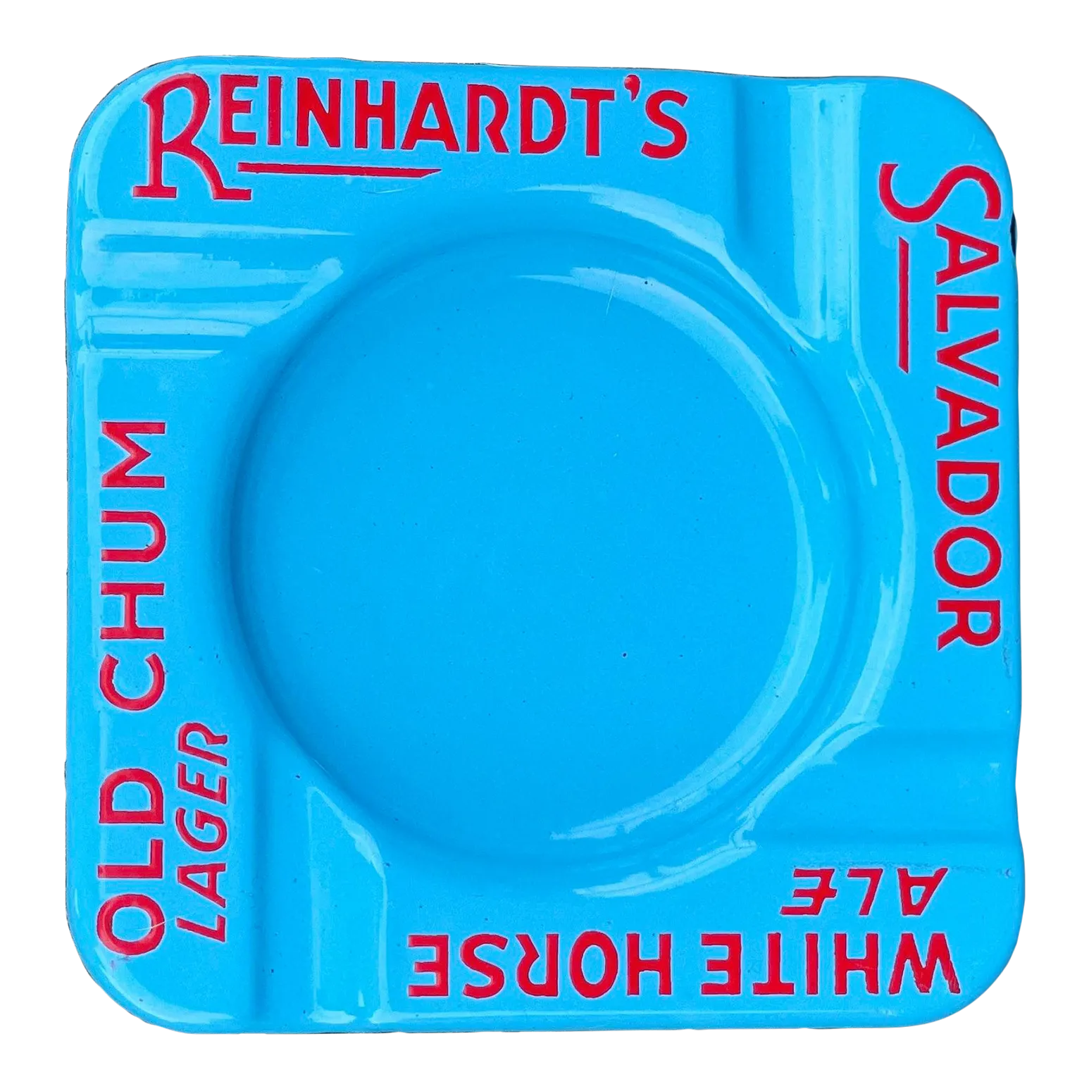 Vintage Reinhardt’s, Old Chum Lager, White House Ale, Salvador Enamel ...