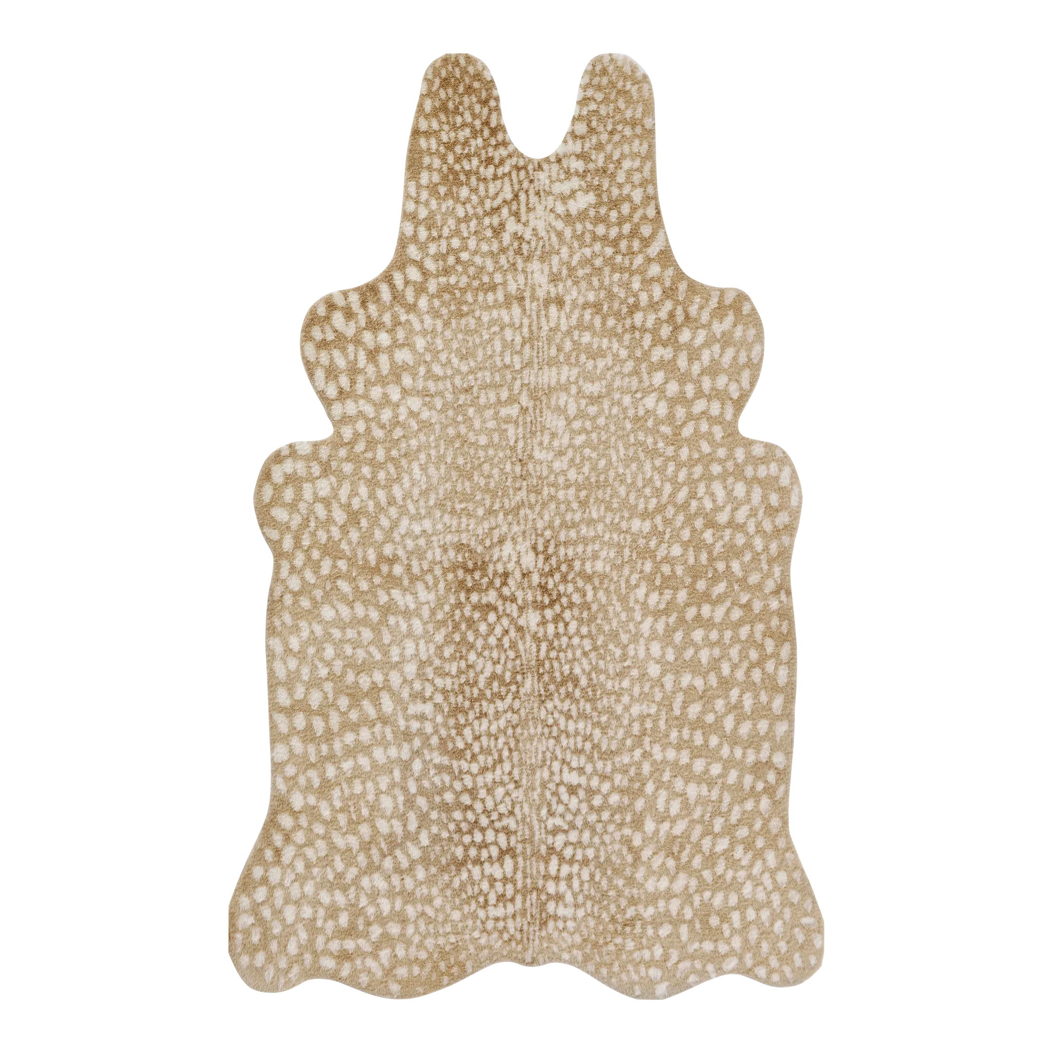 Erin Gates by Momeni Acadia Cheetah Beige Faux Hide Area Rug 5'3" X 7 ...