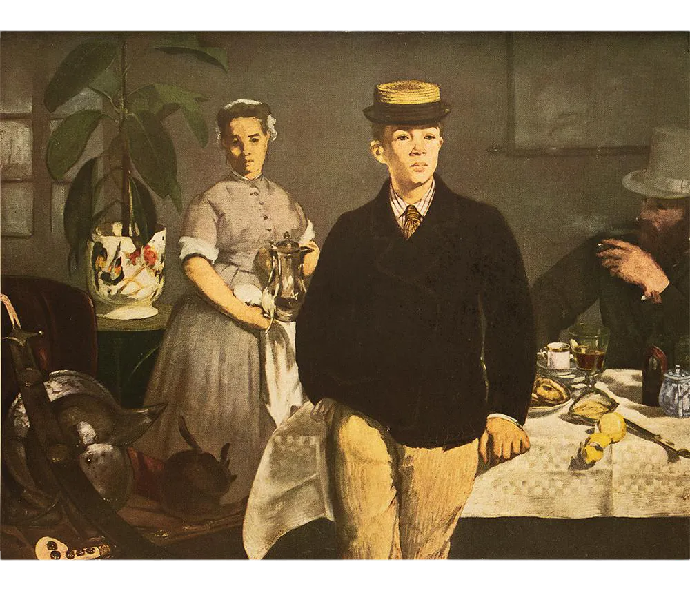 1940s After Edouard Manet "Luncheon in the Studio" First Edition Swiss ...