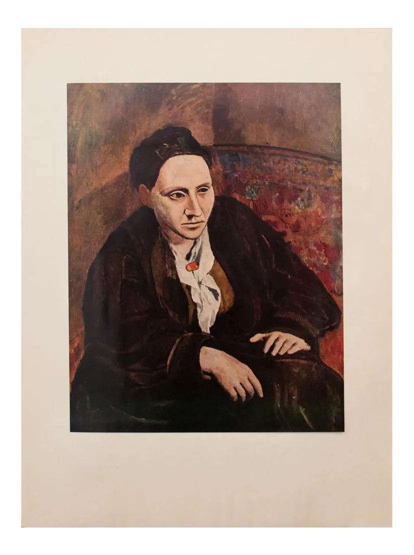 1950s Picasso, Original Portrait of Gertrude Stein, Period Lithograph ...