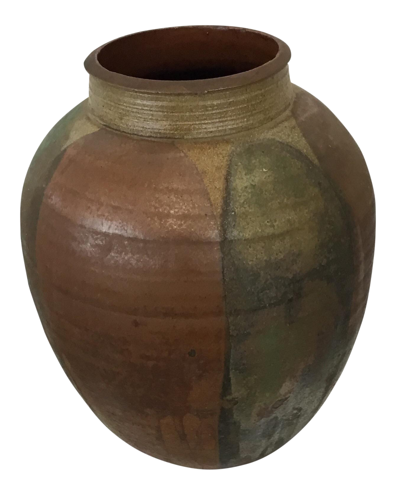 1974 Vintage Studio Pottery Vase by Paul Chaleff | Chairish