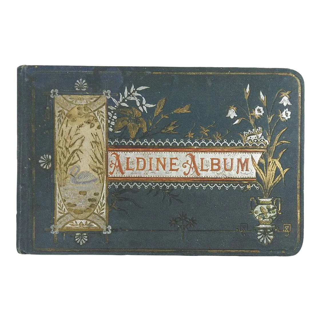 Antique 1878 Aesthetic Movement Autograph Album Book | Chairish
