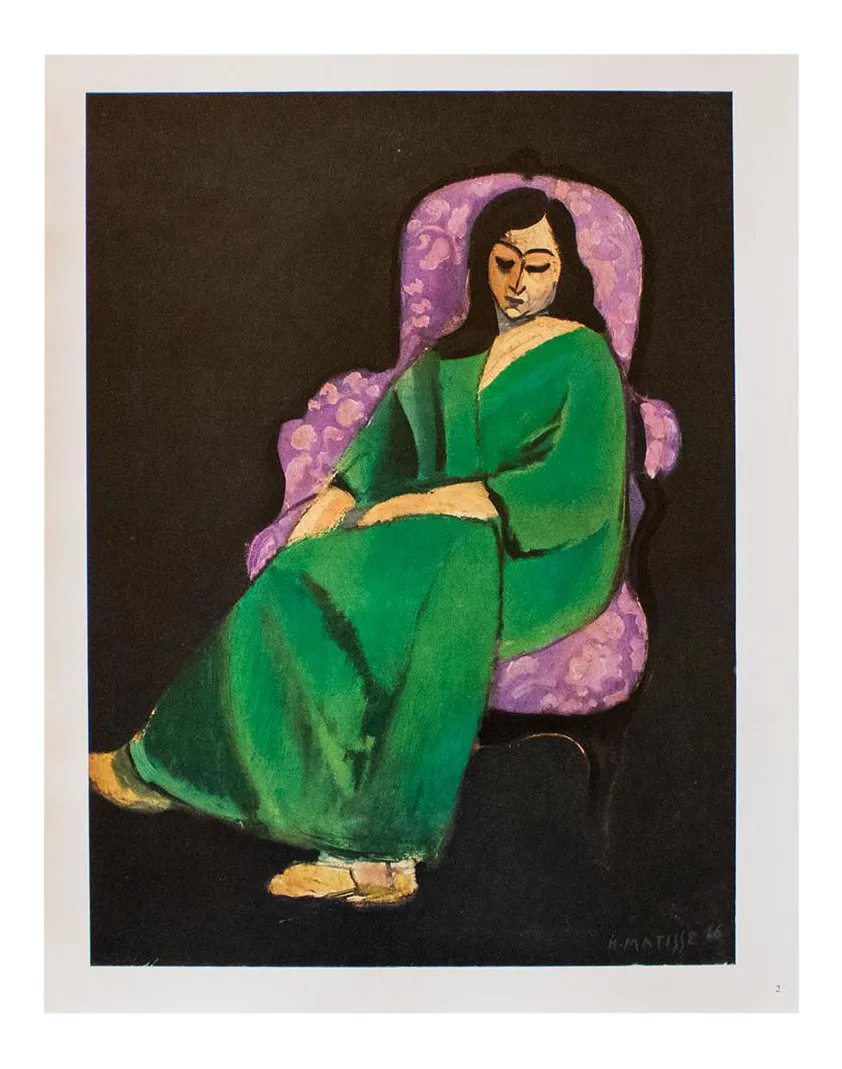 1940s After Henri Matisse "Woman at the Chair", First Edition Period ...
