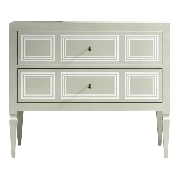 Italian Neo Classic Painted Commode | Chairish
