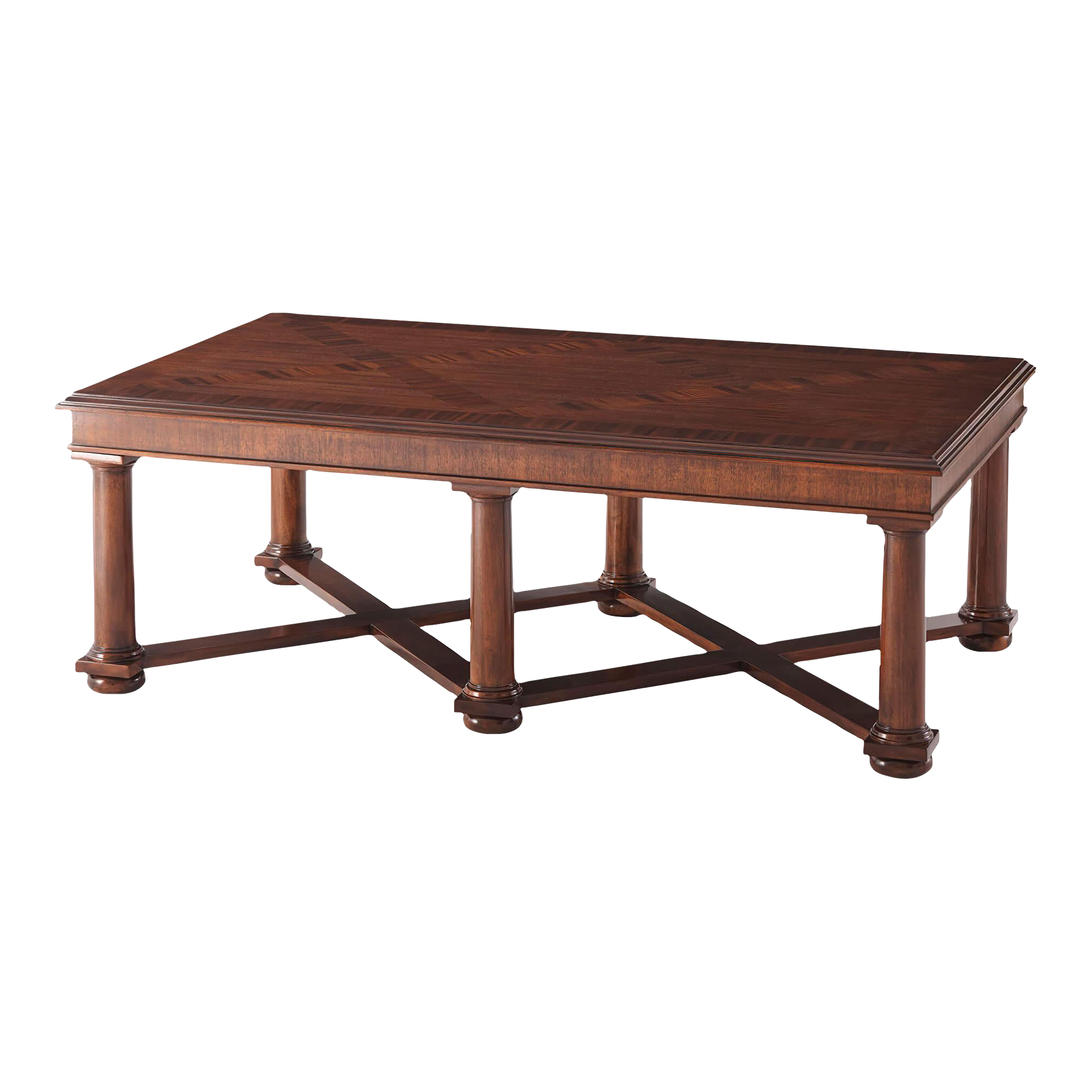Empire Mahogany Cocktail Table | Chairish