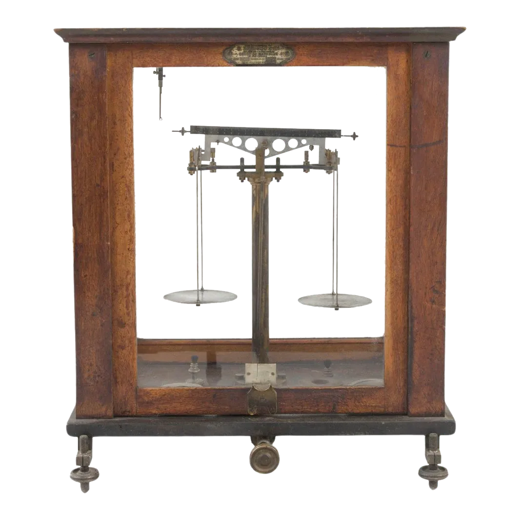 Early 20th Century French Laboratory Scale | Chairish