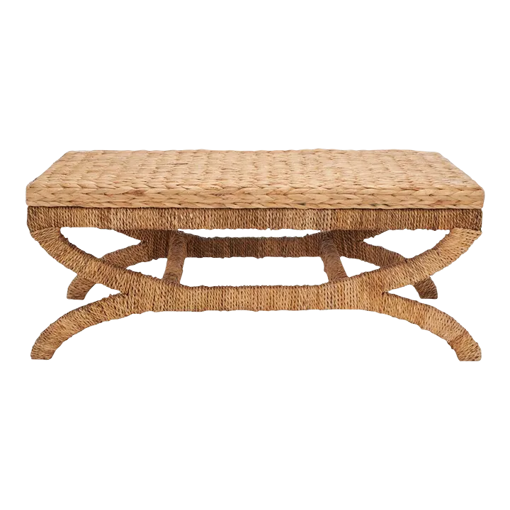 Caycee Waterhyacinth Coffee Table - Natural | Chairish