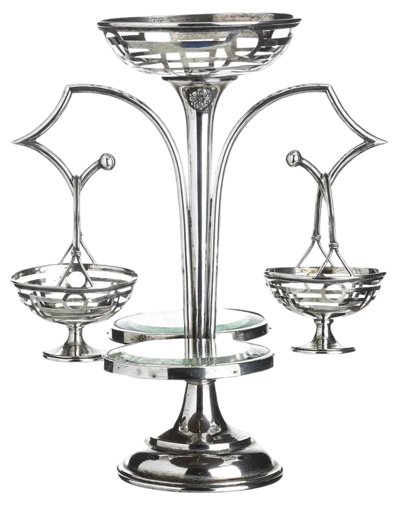 Art Deco Silver Table Centerpiece, 20th Century | Chairish