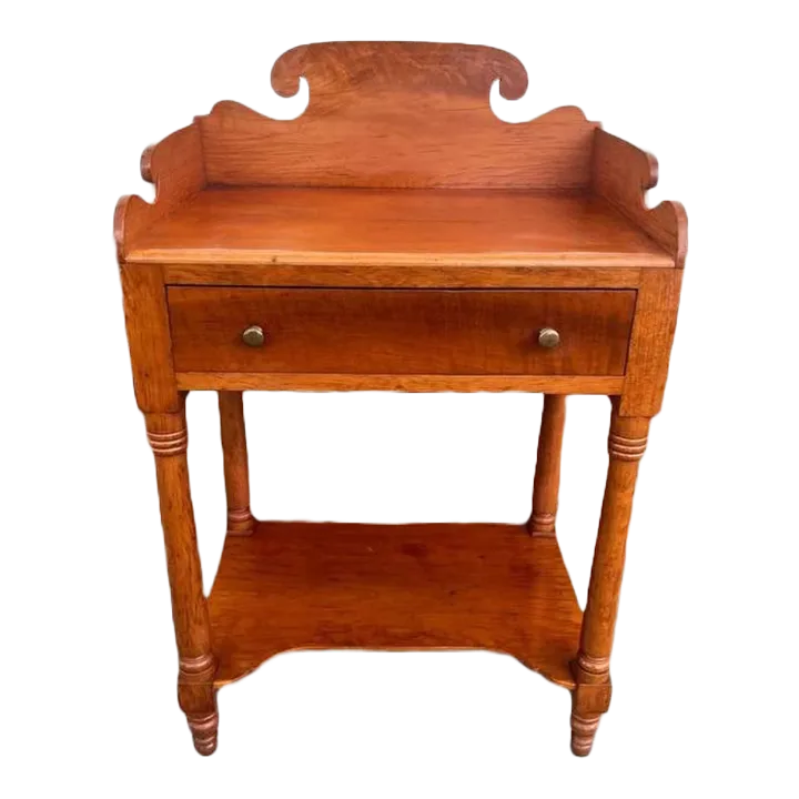Antique American Federal Cherry Wood Dressing Stand, 19th Century ...