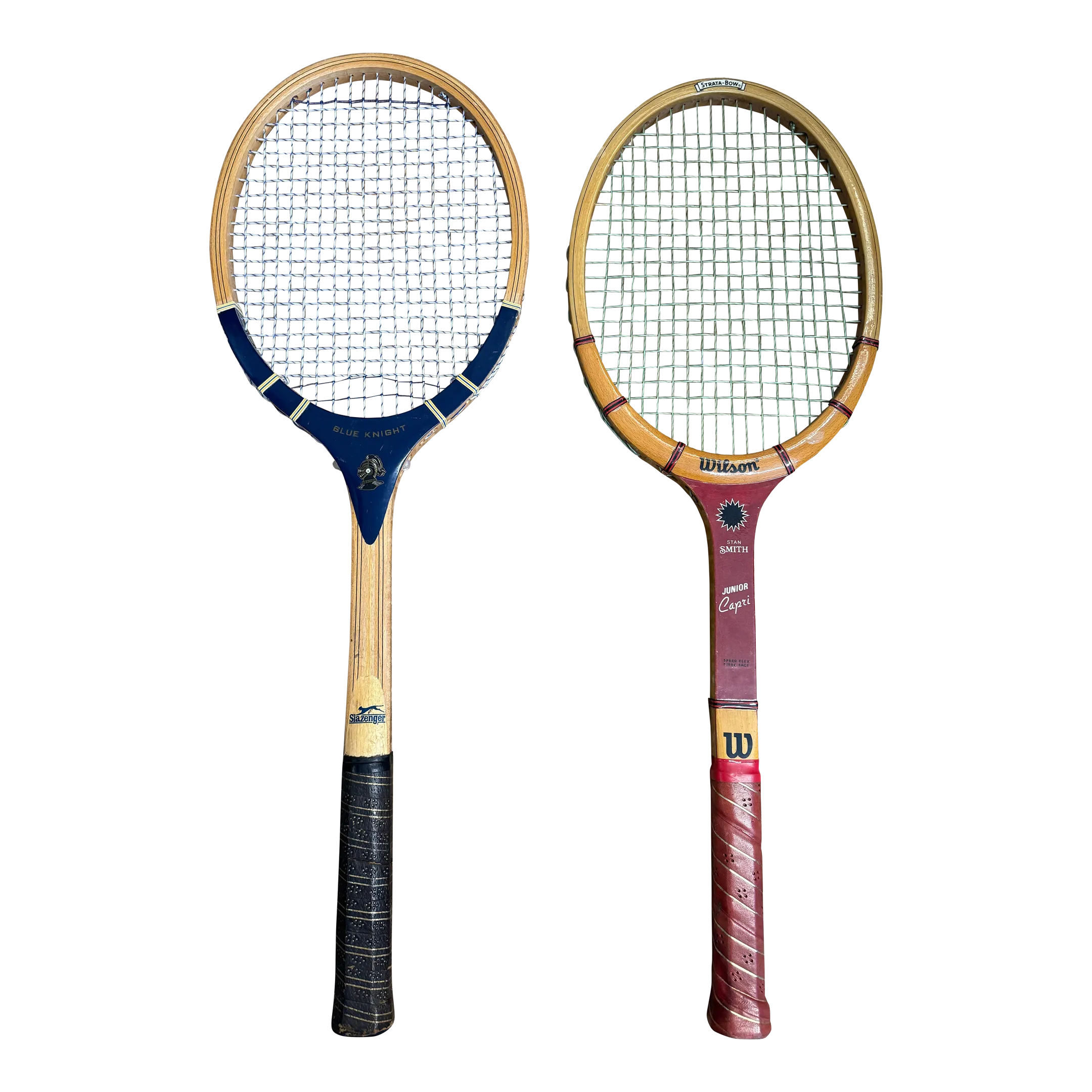 Vintage Wood Tennis Racket, Pair | Chairish