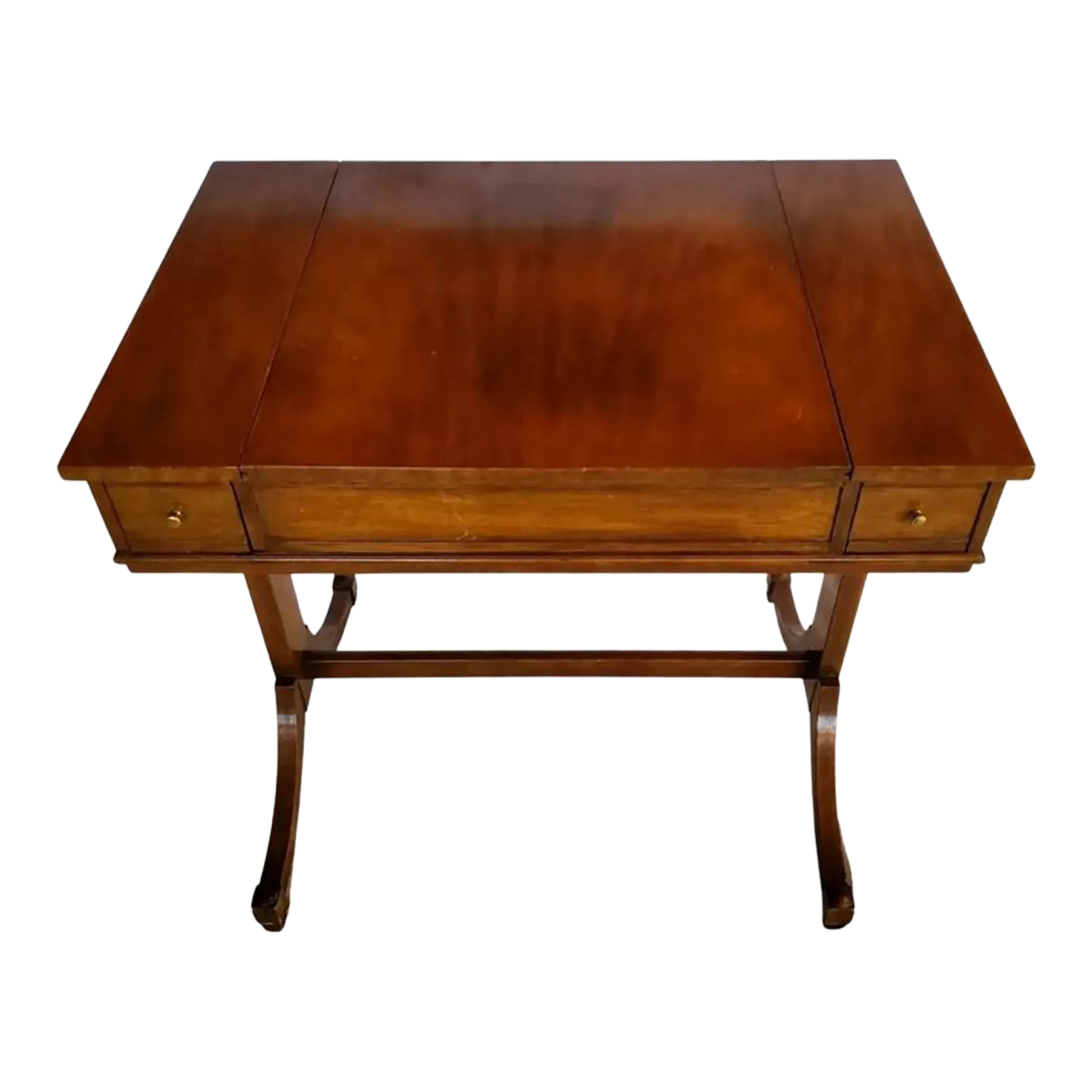 Early 20th Century Baker Furniture Handcrafted Game Table | Chairish