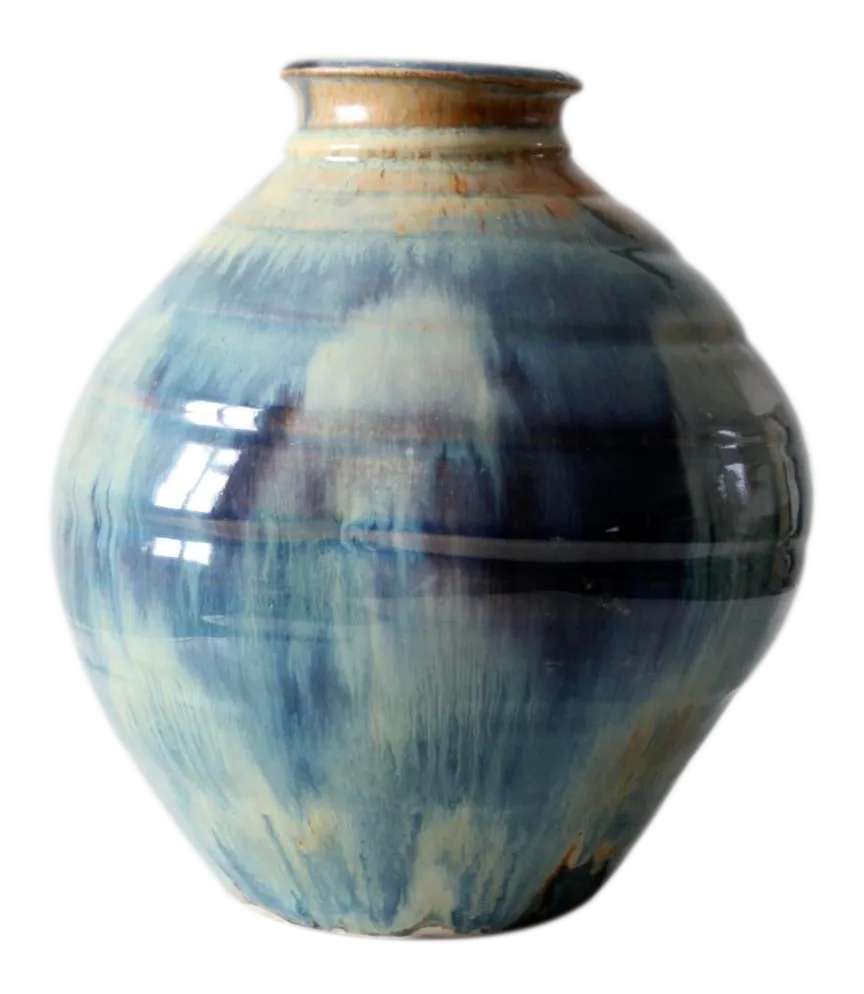 Vintage Studio Pottery Vase | Chairish