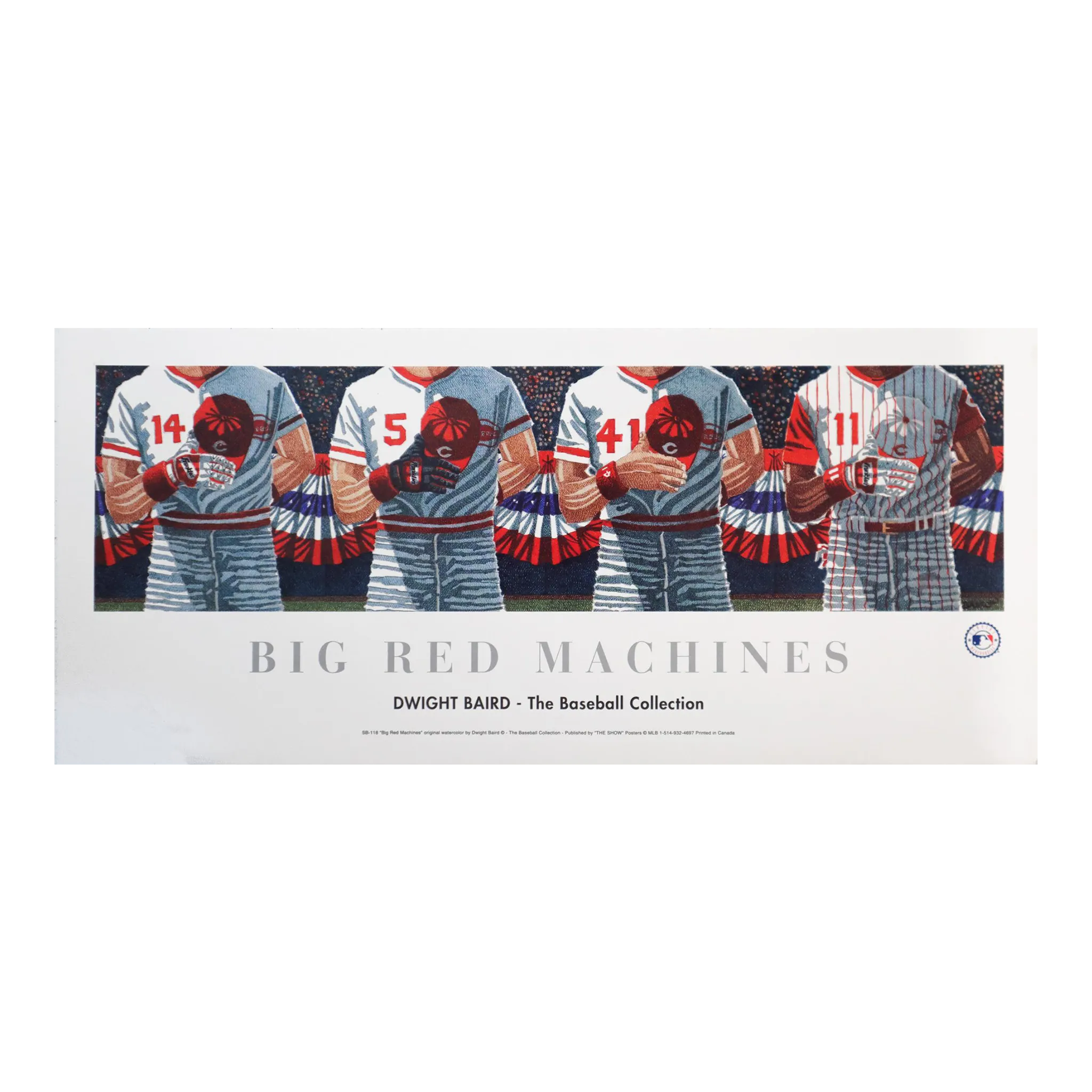 1994 American Baseball Poster, Big Red Machines, Baseball (Mlb ...