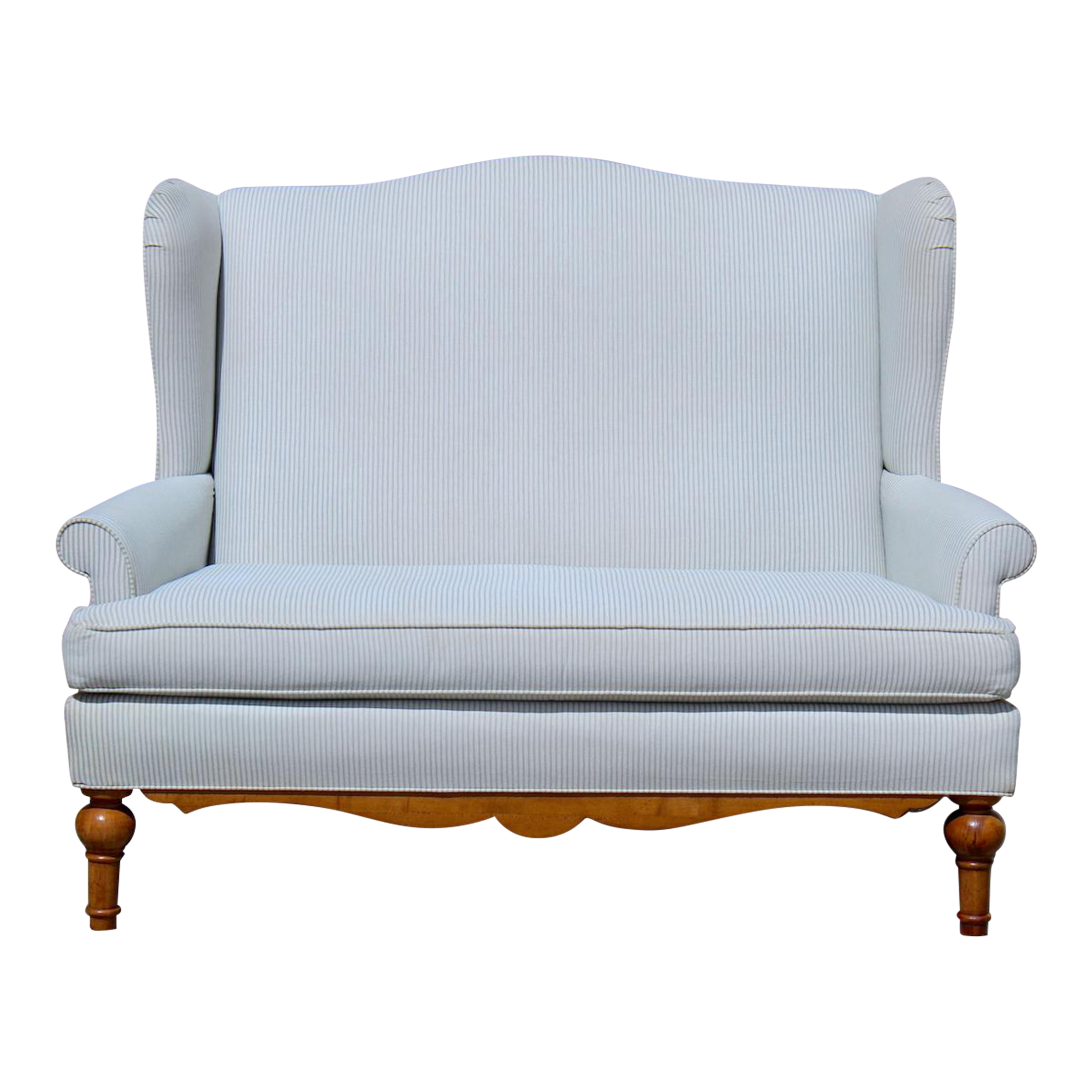 1980s Vintage Broyhill Farmhouse Cottage Chic Settee Loveseat Couch ...
