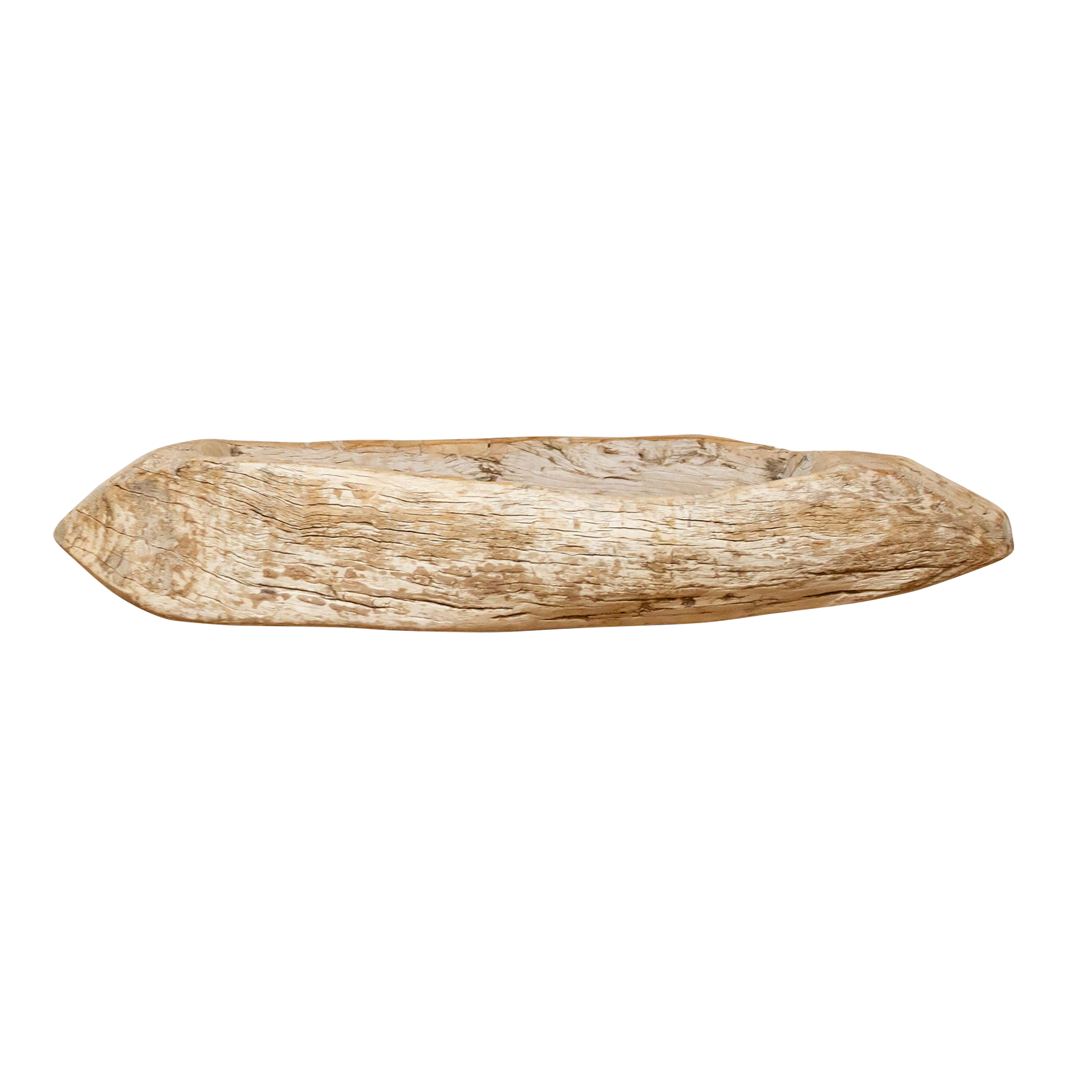 Sid Antique Wood Bowl | Chairish