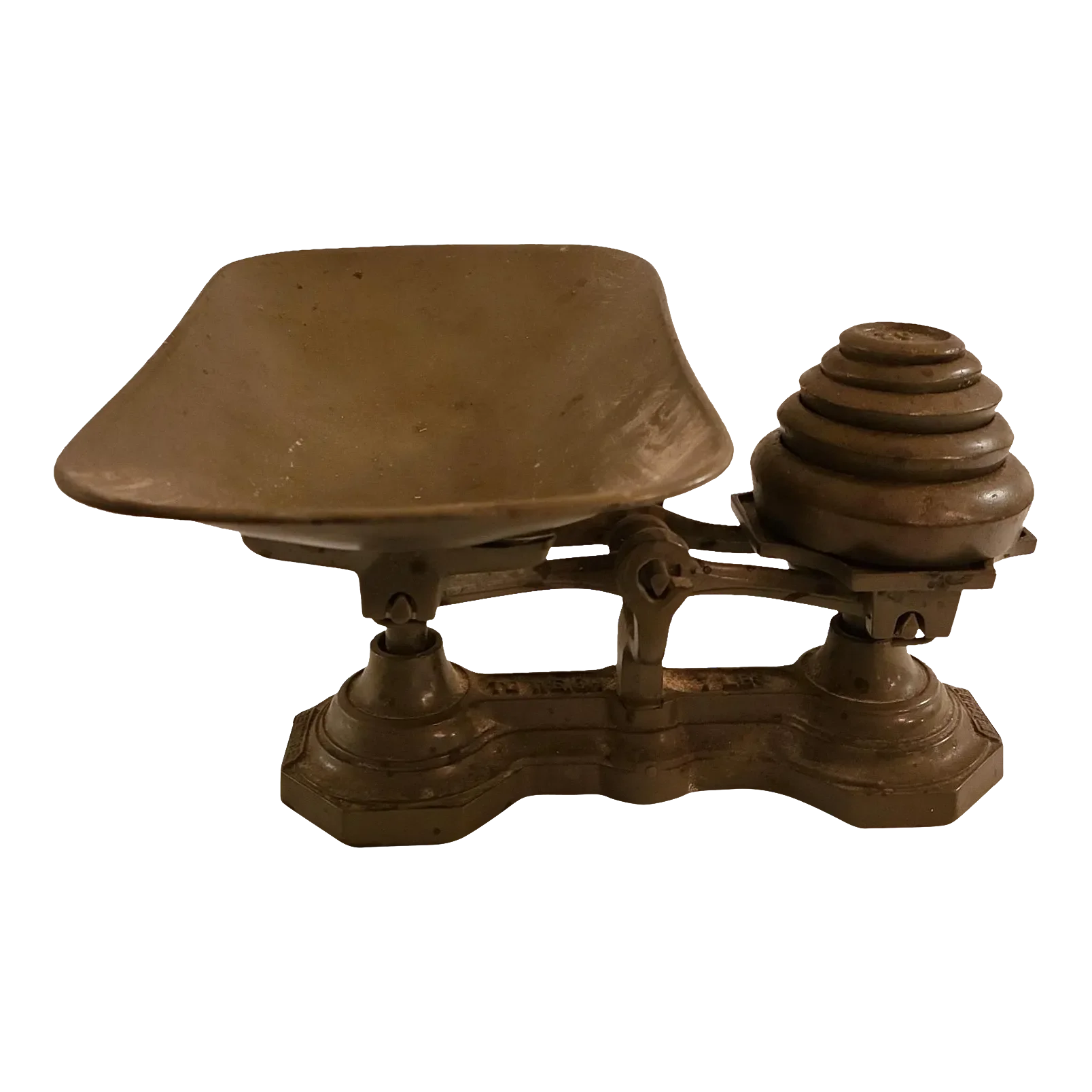 Vintage Iron Grocery Scale | Chairish