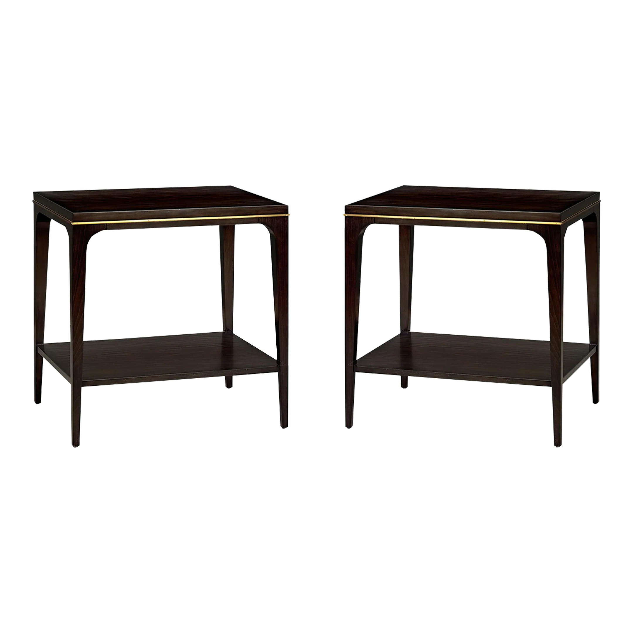Pair of Mid Century Style End Tables | Chairish