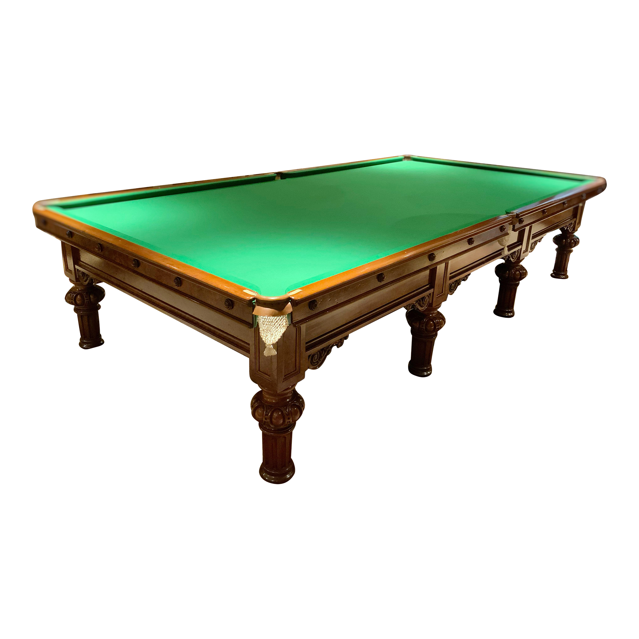Victorian Italian Walnut Burroughs & Watts Full Size Billiards Table ...