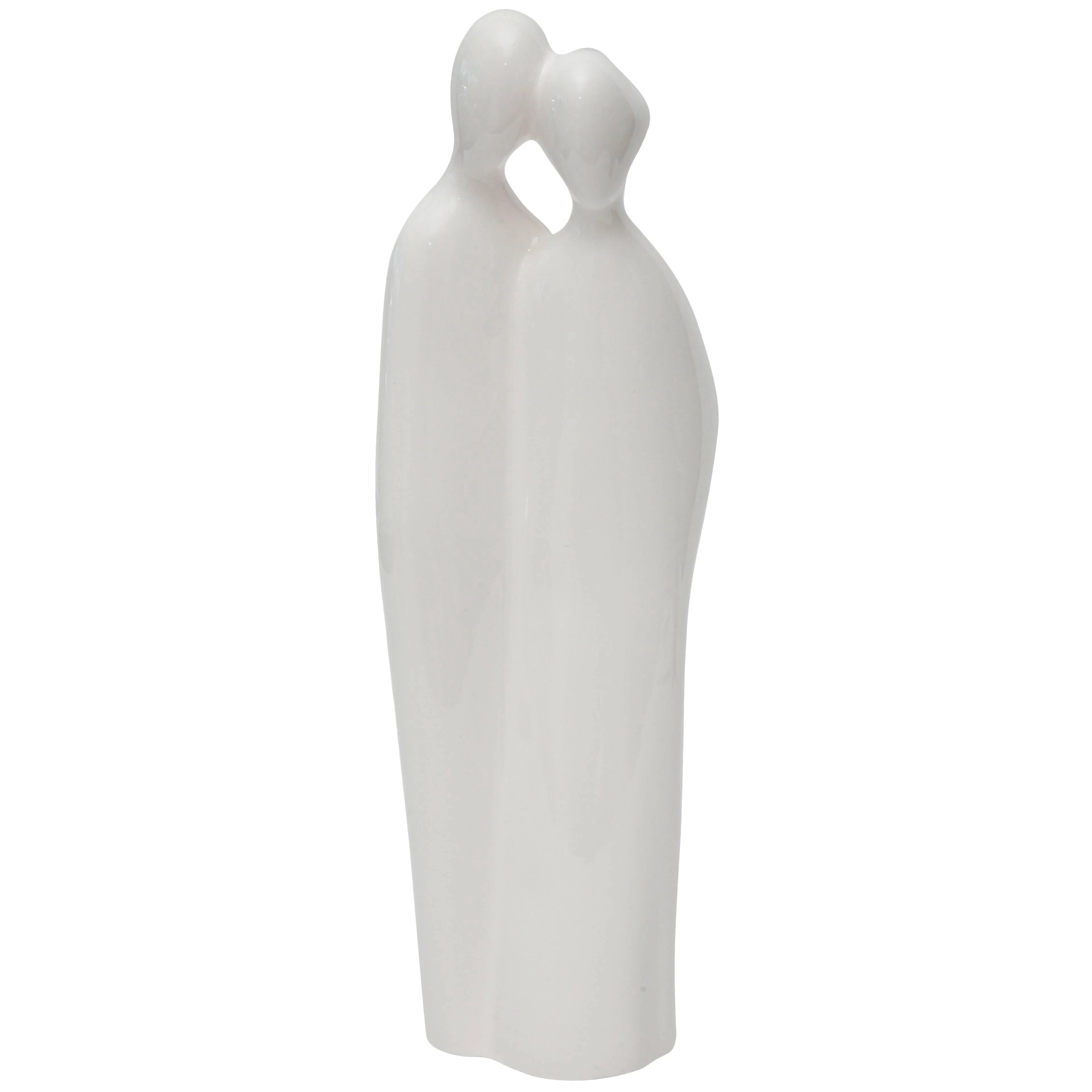 Rosenthal Netter Modernist White Porcelain Sculpture Vintage | Chairish