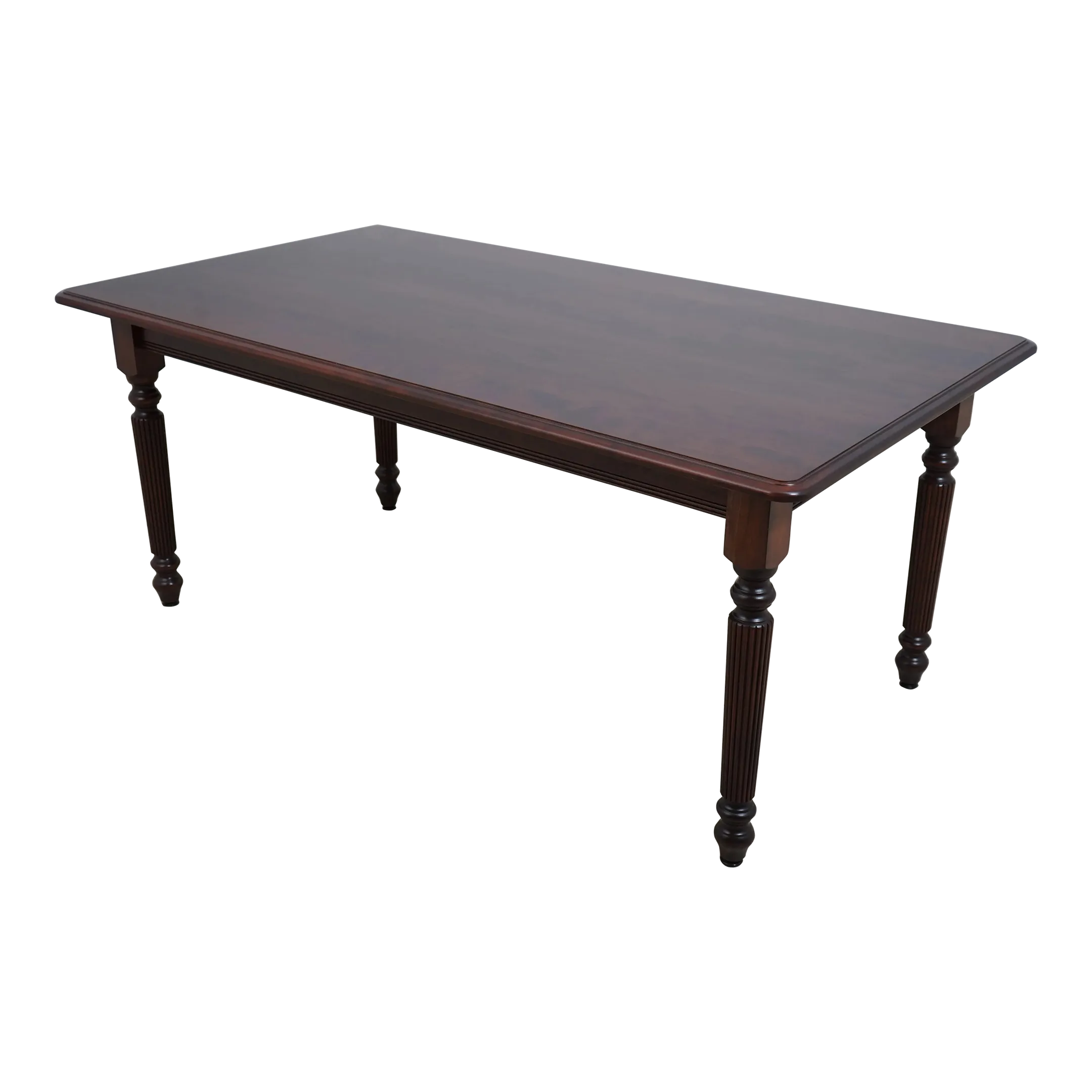 Keystone Sheraton Style Cherry Dining Room Table | Chairish