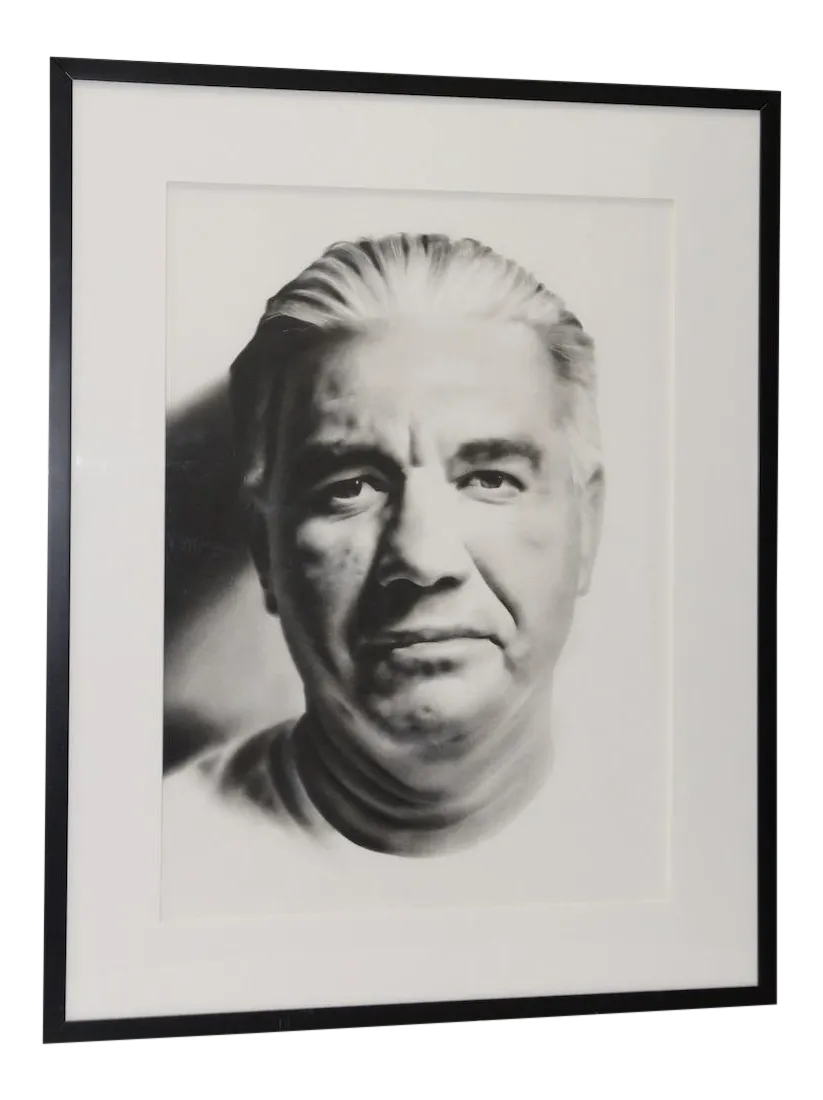 Heidi McFall (American, 20th C.) "Tony #1" Original Charcoal Portrait C ...
