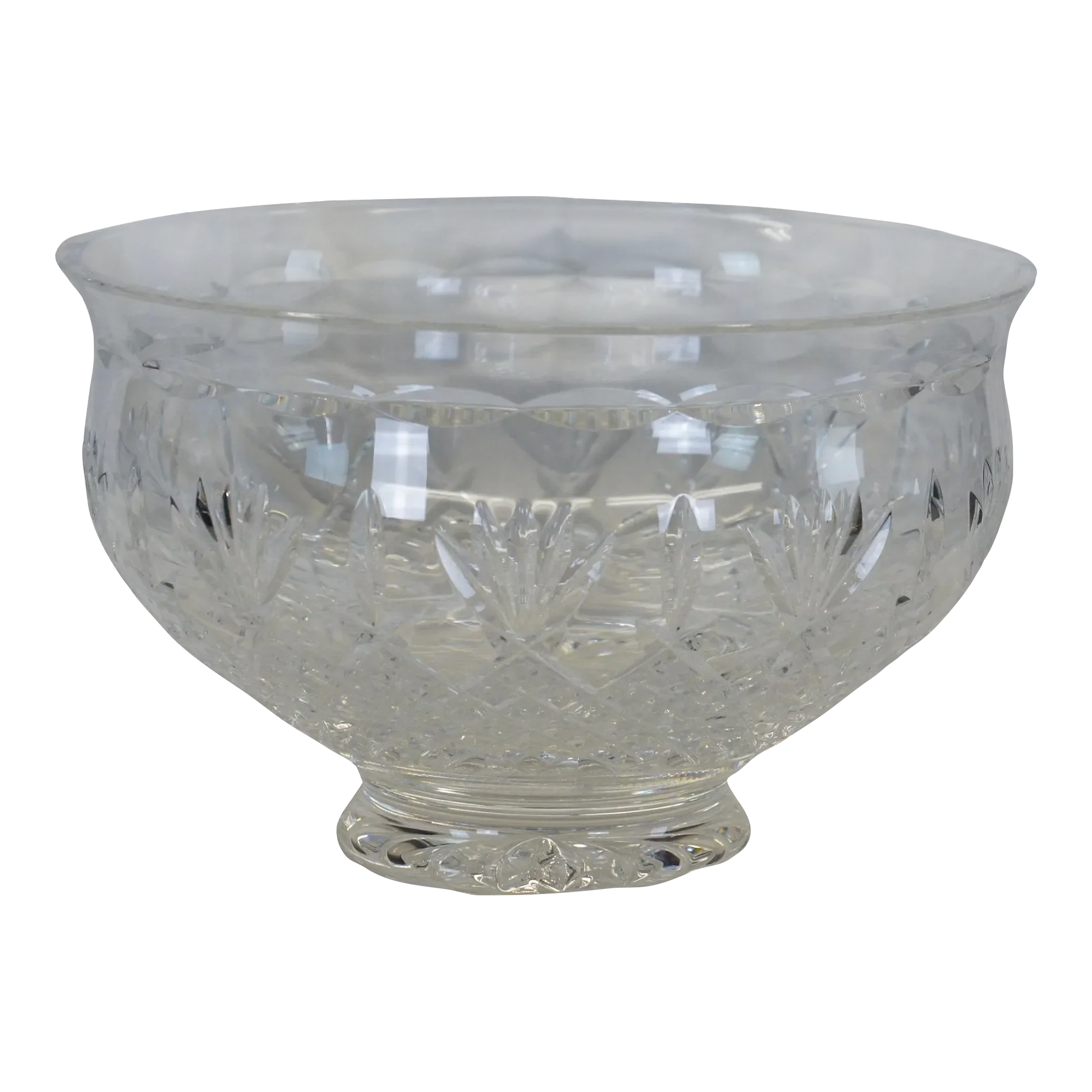 Vintage Waterford Irish Lead Crystal Killarney Pedestal Bowl ...