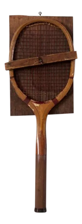 1920s Mounted Wright and Ditson Criterion Tennis Racket | Chairish