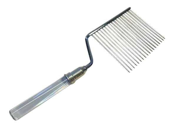 Mid Century Modern Fb Rogers Stainless Steel Lucite Cake Breaker Comb ...
