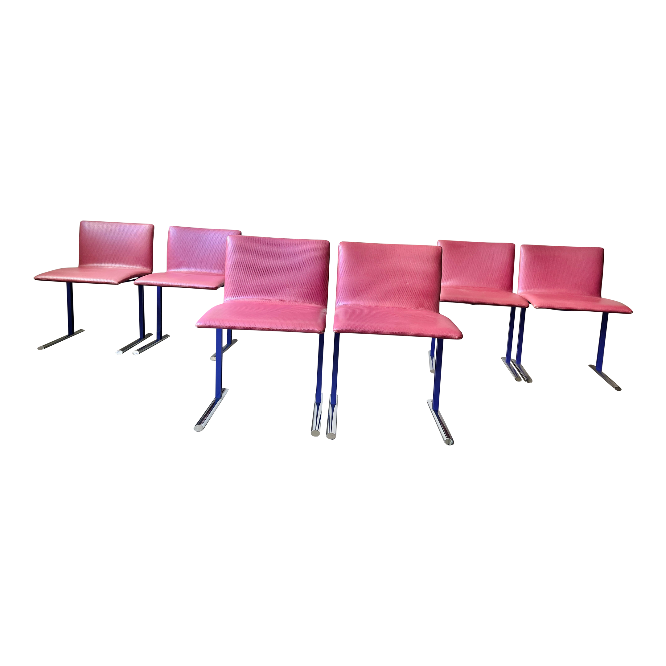 1970s Giovanni Offredi for Saporiti Italian Dining Chairs, Set of 6 ...