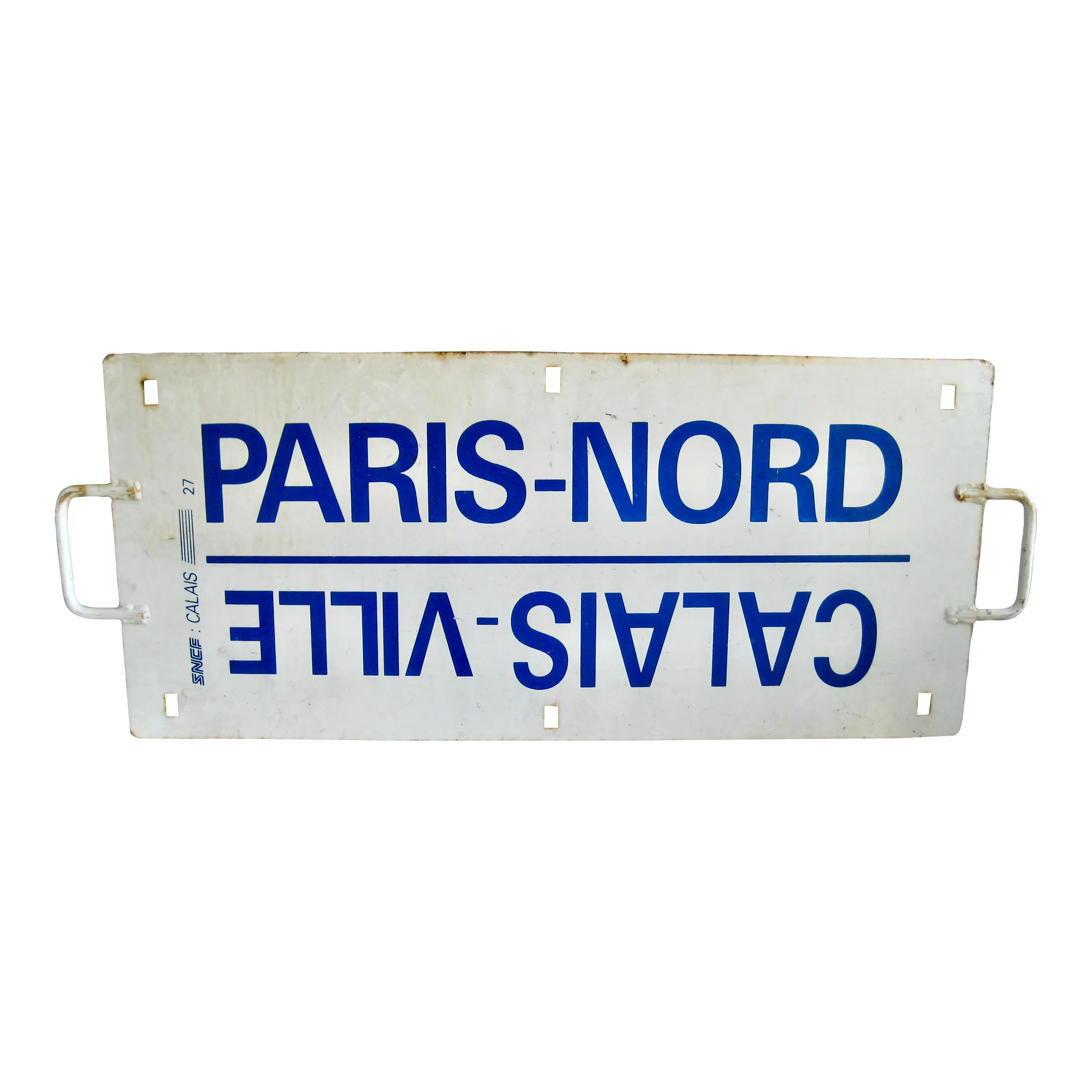 Antique Sign From the French Train Compagnie Paris- Nord | Chairish
