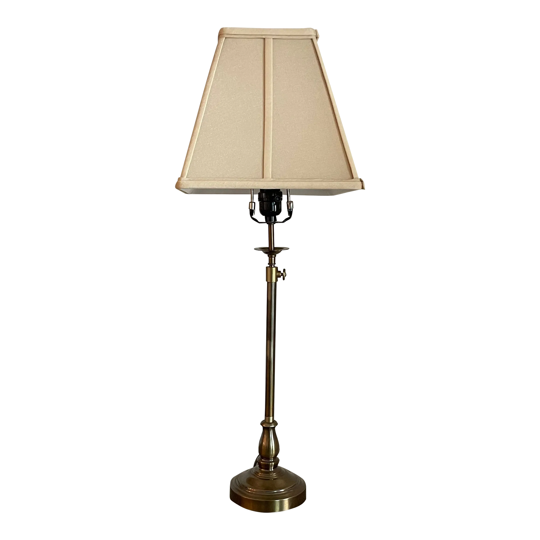 Early 20th Century Antique Bronze Table Lamp | Chairish