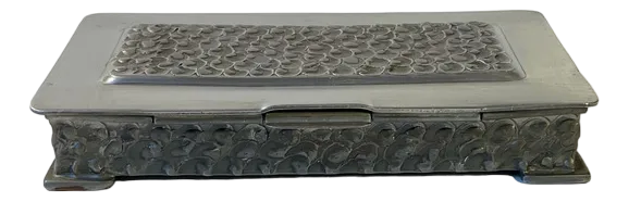Brutalist Box in Pewter from Perletinn, Norway, 1960s | Chairish