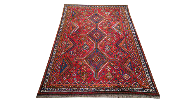 Vintage Persian Hand Made Knotted Rug - 5x8 | Chairish
